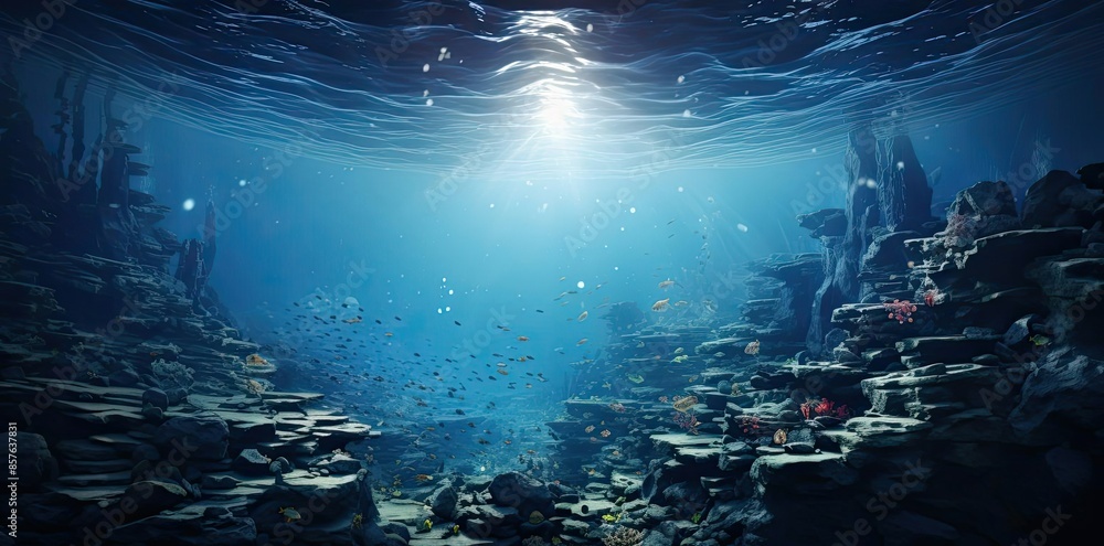 under the sea background, background, underwater, underwater world, hd ...
