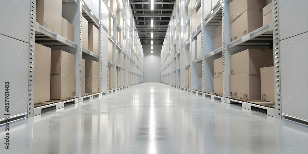 Contemporary warehouse design for efficient logistics and storage ...