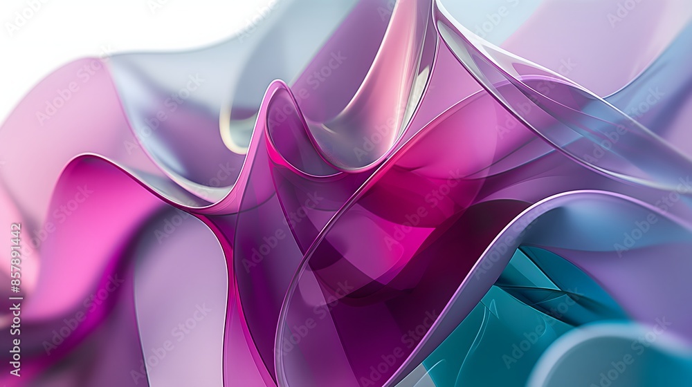 3. Design an artistic representation of abstract smooth shapes in ...