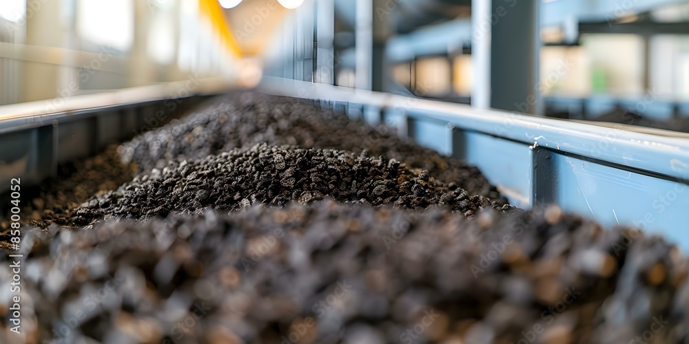 Biomass transported to pyrolysis reactor for biochar production using ...