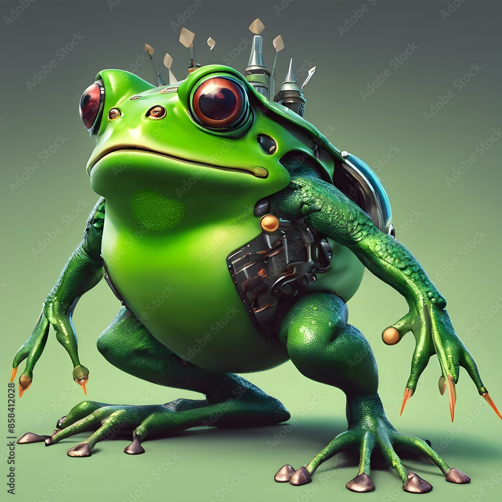 Meet Lumifrog, a unique frog with silver-scaled skin that launches ...