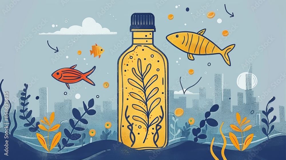 Impact of BPA from plastic bottles on marine ecosystem fish, algae, and ...