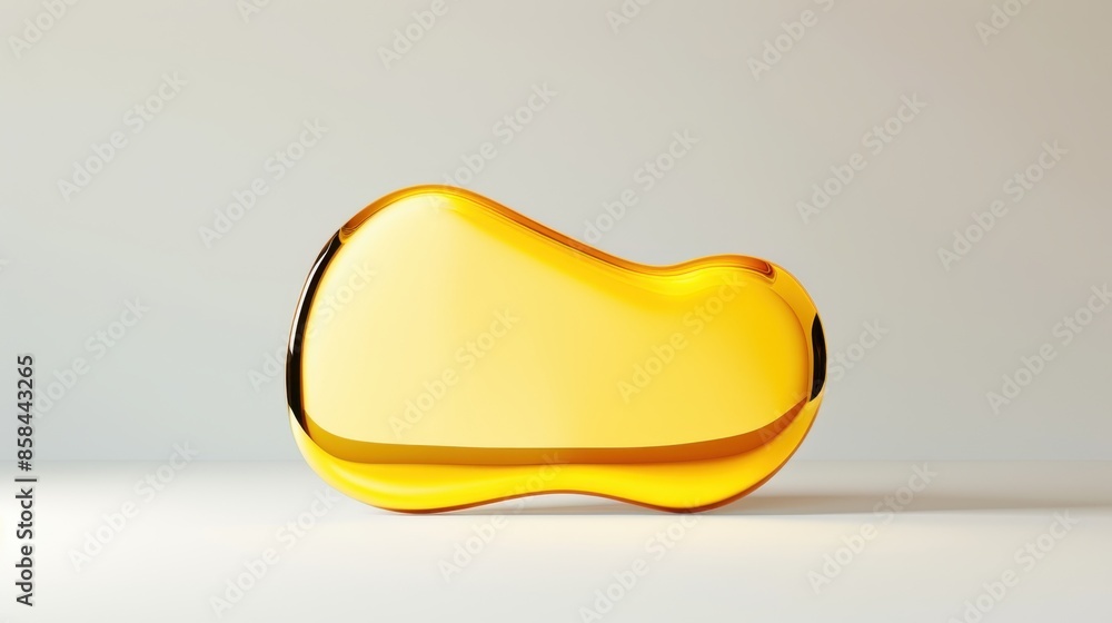 elegant pastel yellow mirror with glossy ceramic texture from polyhaven ...