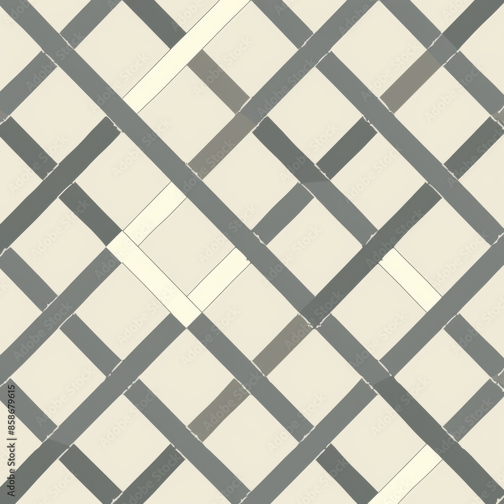 Design a repeating trellis pattern with intersecting diagonal lines ...