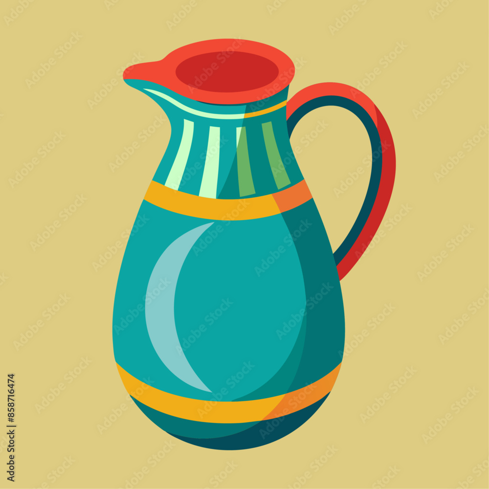 Jug clipart cartoon Illustration drawing Stock Vector | Adobe Stock