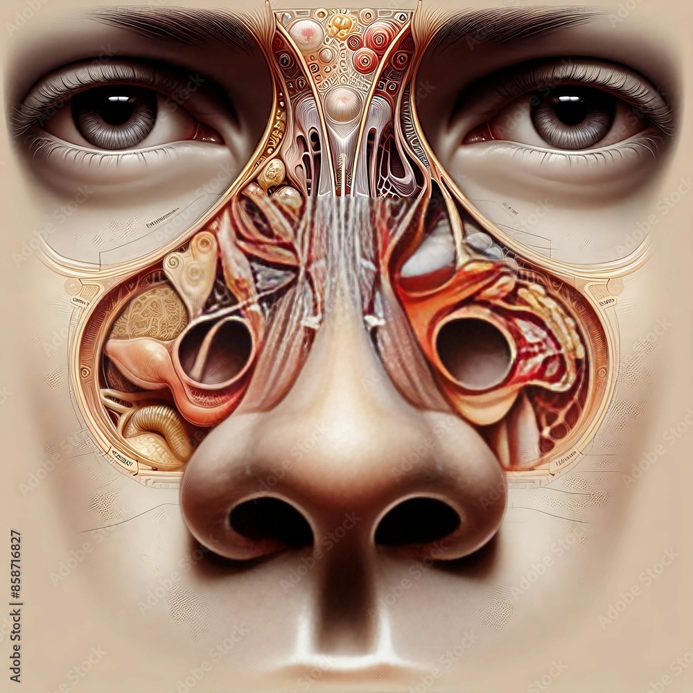 Exploring the 3D Human Body Nose Anatomy: A Detailed Guide to Nasal ...