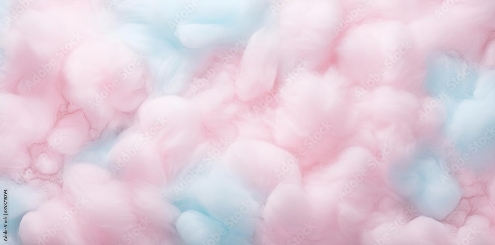 cotton candy background in pink and blue hues, featuring a cluster of ...