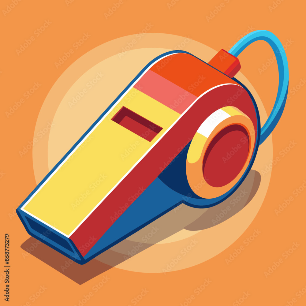 Whistle clipart cartoon Illustration drawing Stock Vector | Adobe Stock