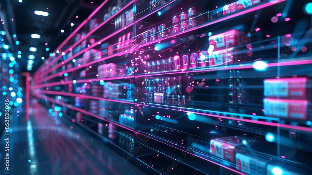 These smart retail shelves powered by 5G offered a seamless shopping ...