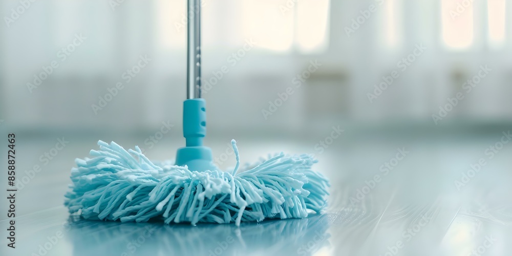 Mop simplifies cleaning tasks for maintaining a tidy living environment ...