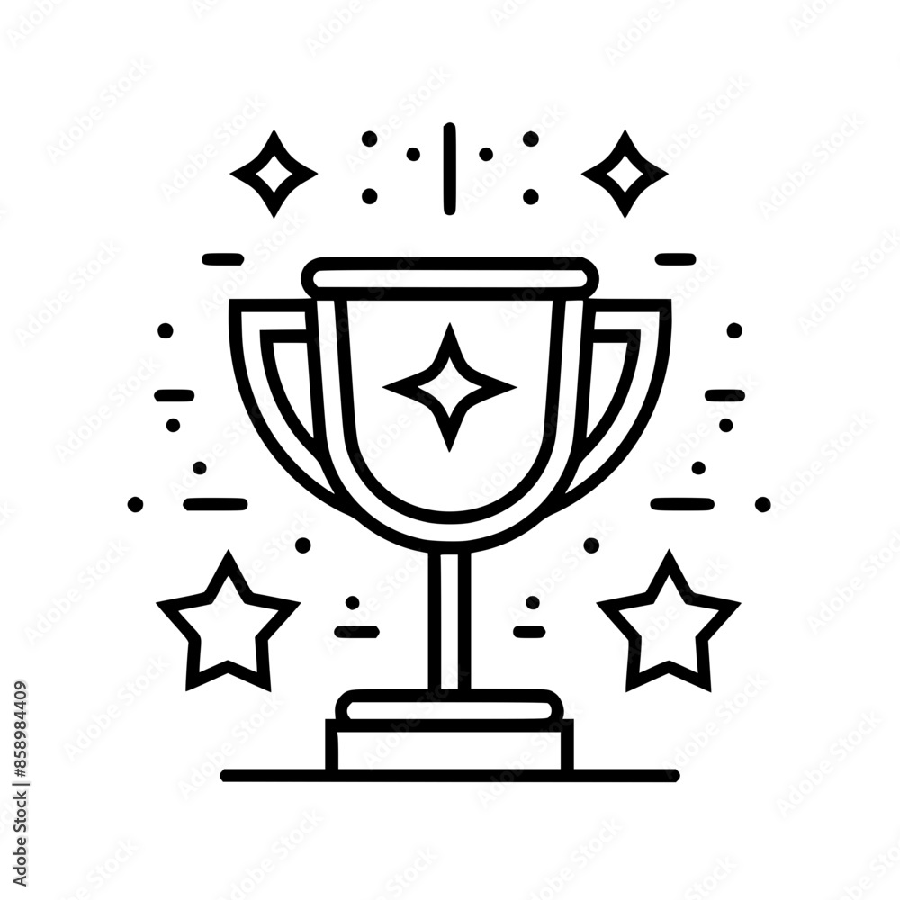 Стоковое векторное изображение «Trophy icon, Trophy PNG Bundle, Trophy ...