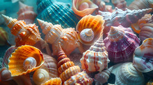 Seashell Collection Close-up Free Stock Photo - Public Domain Pictures