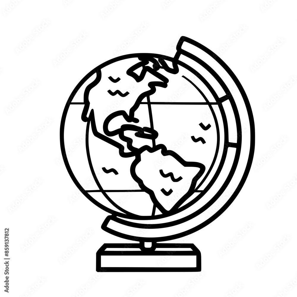 Image vectorielle Stock globe icon, Globe SVG, Travel SVG, Adventure ...