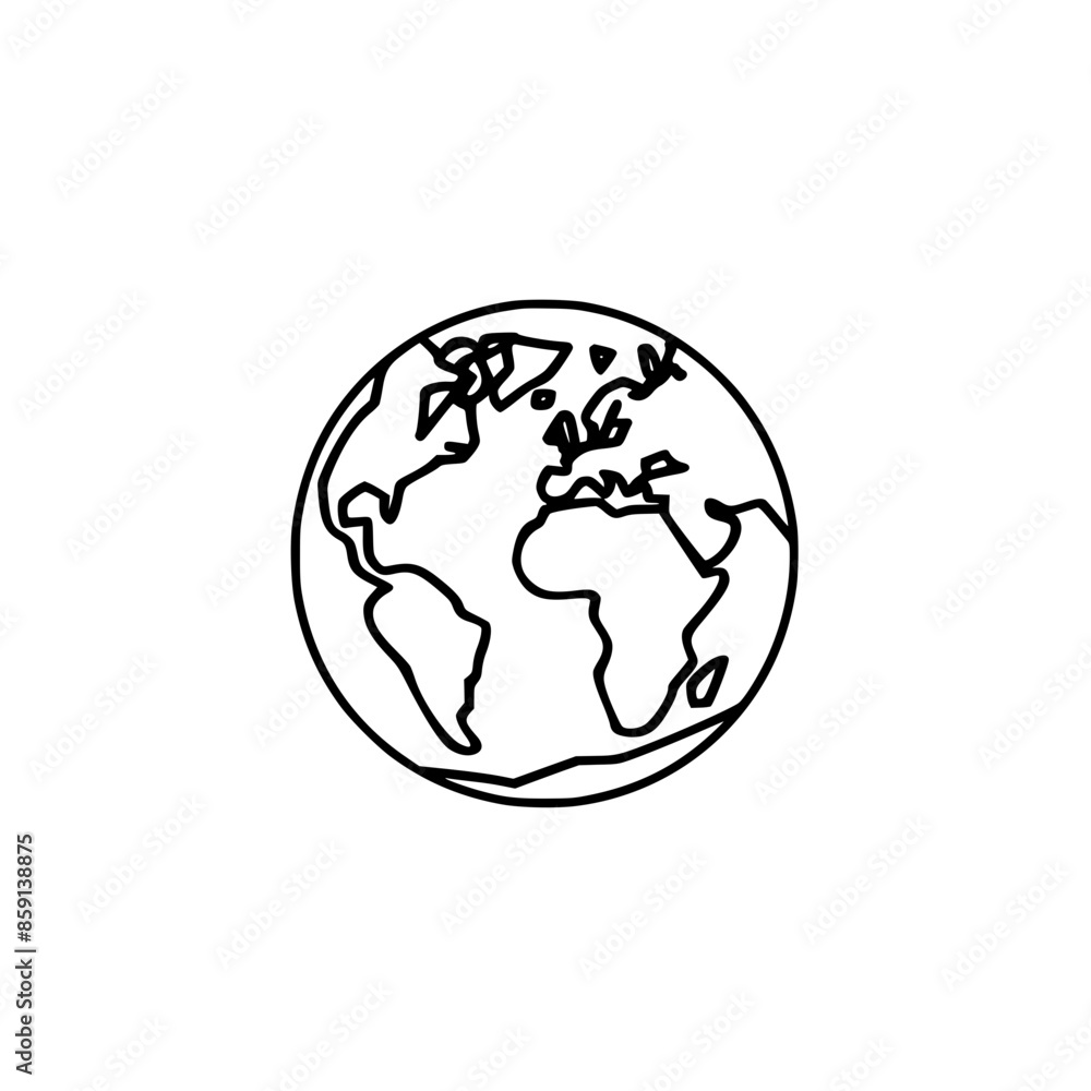 Стоковое векторное изображение «globe icon, Globe SVG, Travel SVG ...