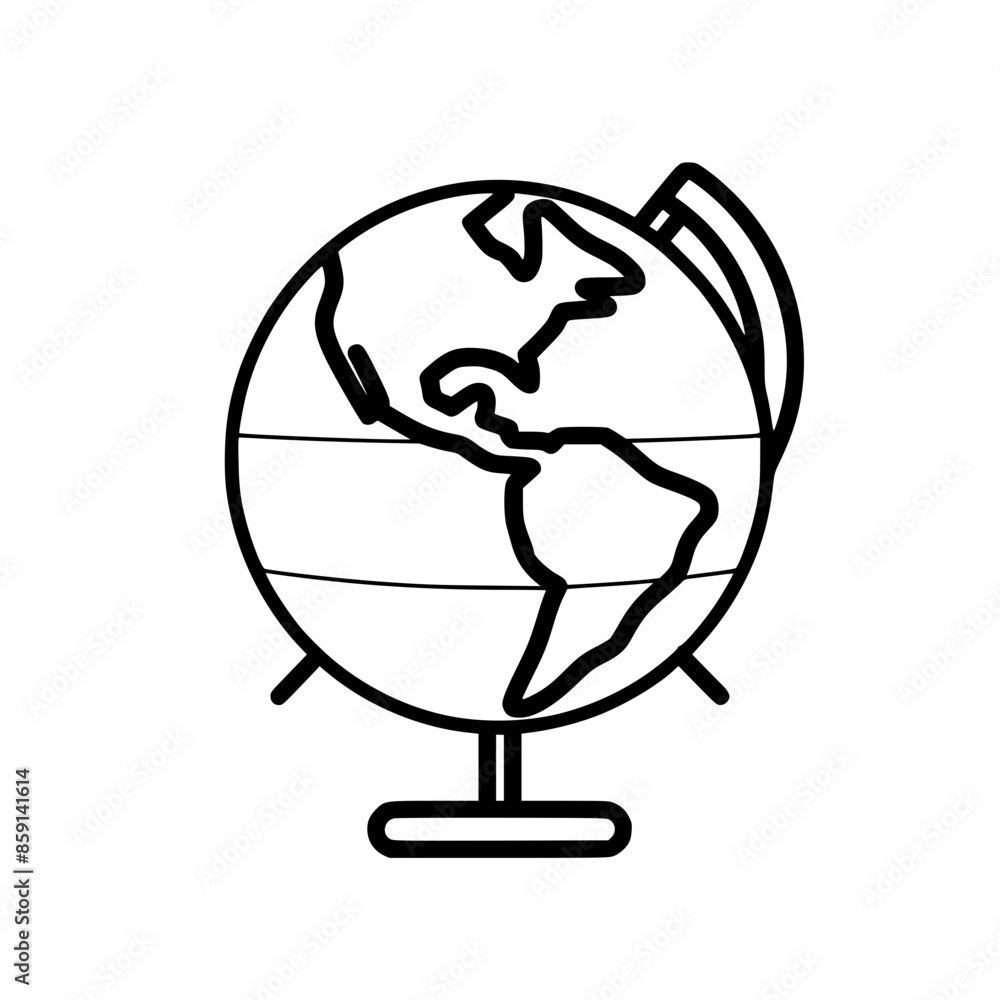 Vector de Stock globe icon, globe svg, travel svg, adventure svg file ...