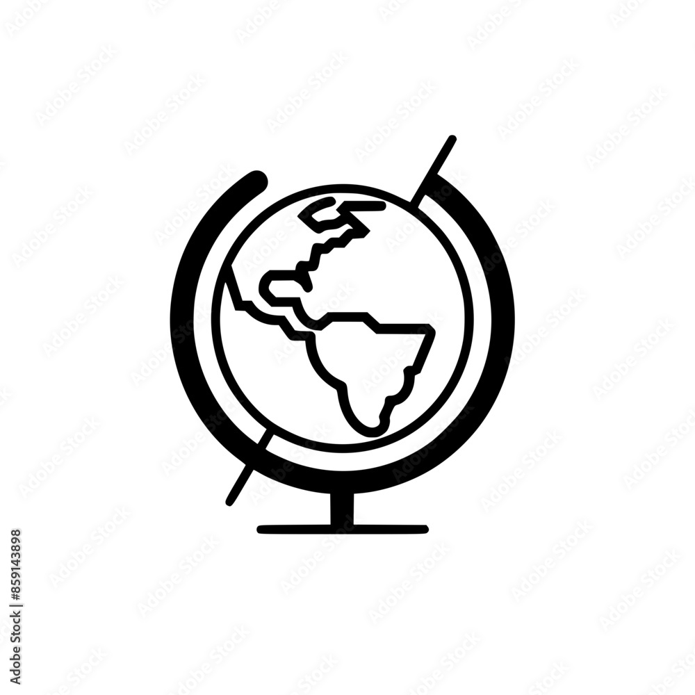 Vector de Stock globe icon, globe svg, travel svg, adventure svg file ...