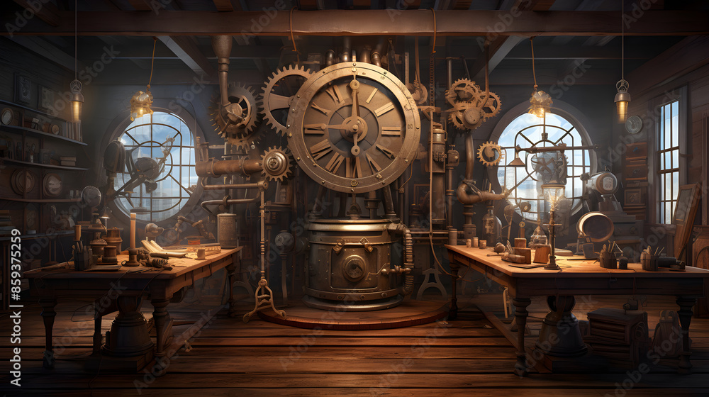 Time-Traveling Inventor's Workshop: a workshop where a time-traveling ...