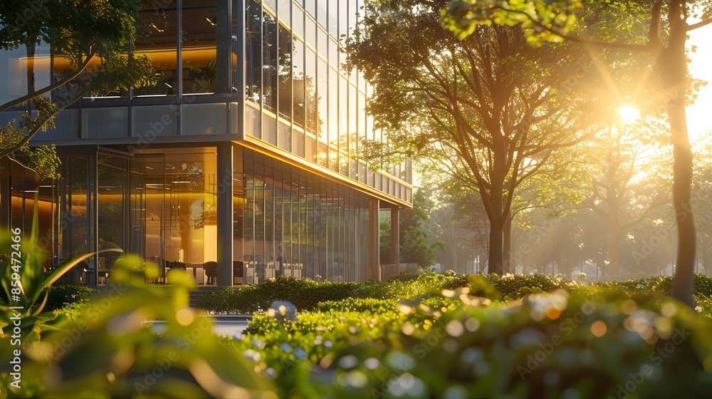 An animated video showcasing the exterior design and architecture of an ...