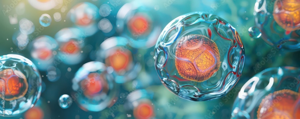Development of cell plates in dividing plant cells, side view ...
