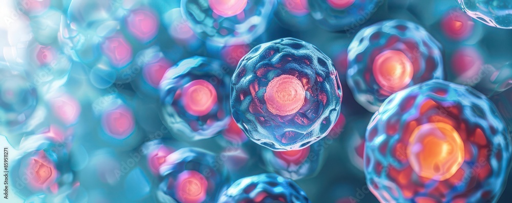 Development of cell plates in dividing plant cells, side view ...