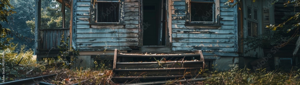 Mysterious Abandoned House with Forced Entry - A Crime Scene Unveiled ...