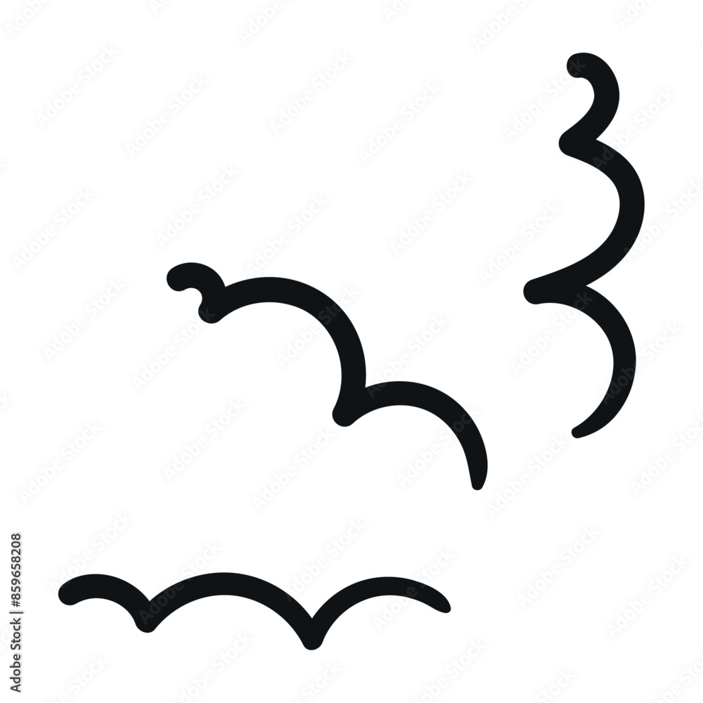 Comic element with manga effect and action lines. Angry cartoon doodle ...