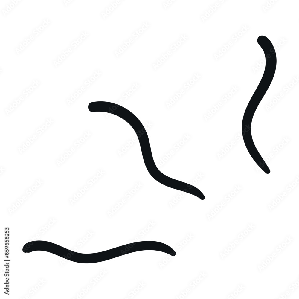 Comic element with manga effect and action lines. Angry cartoon doodle ...