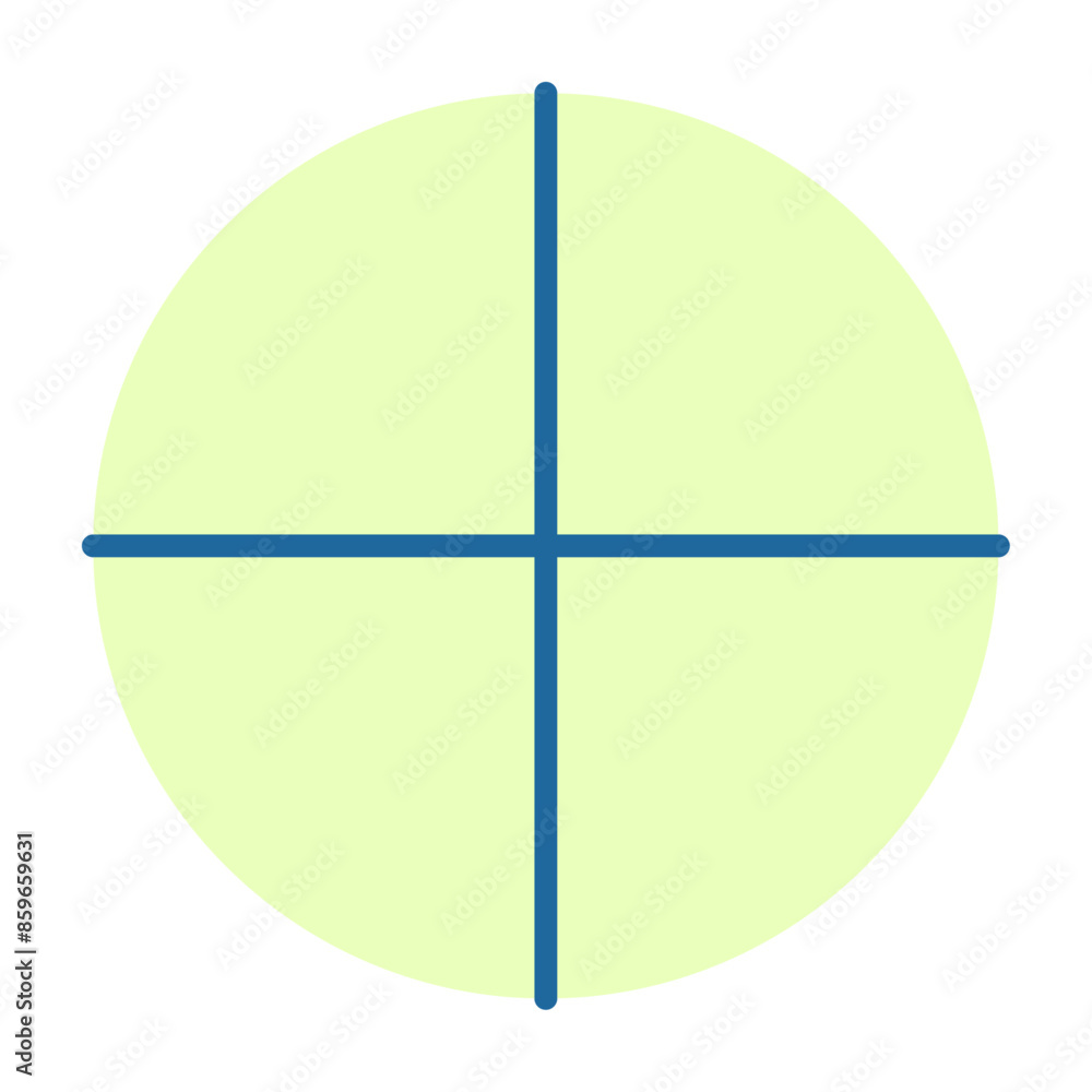 Pie chart with different segments in a circular diagram. wheel graph ...