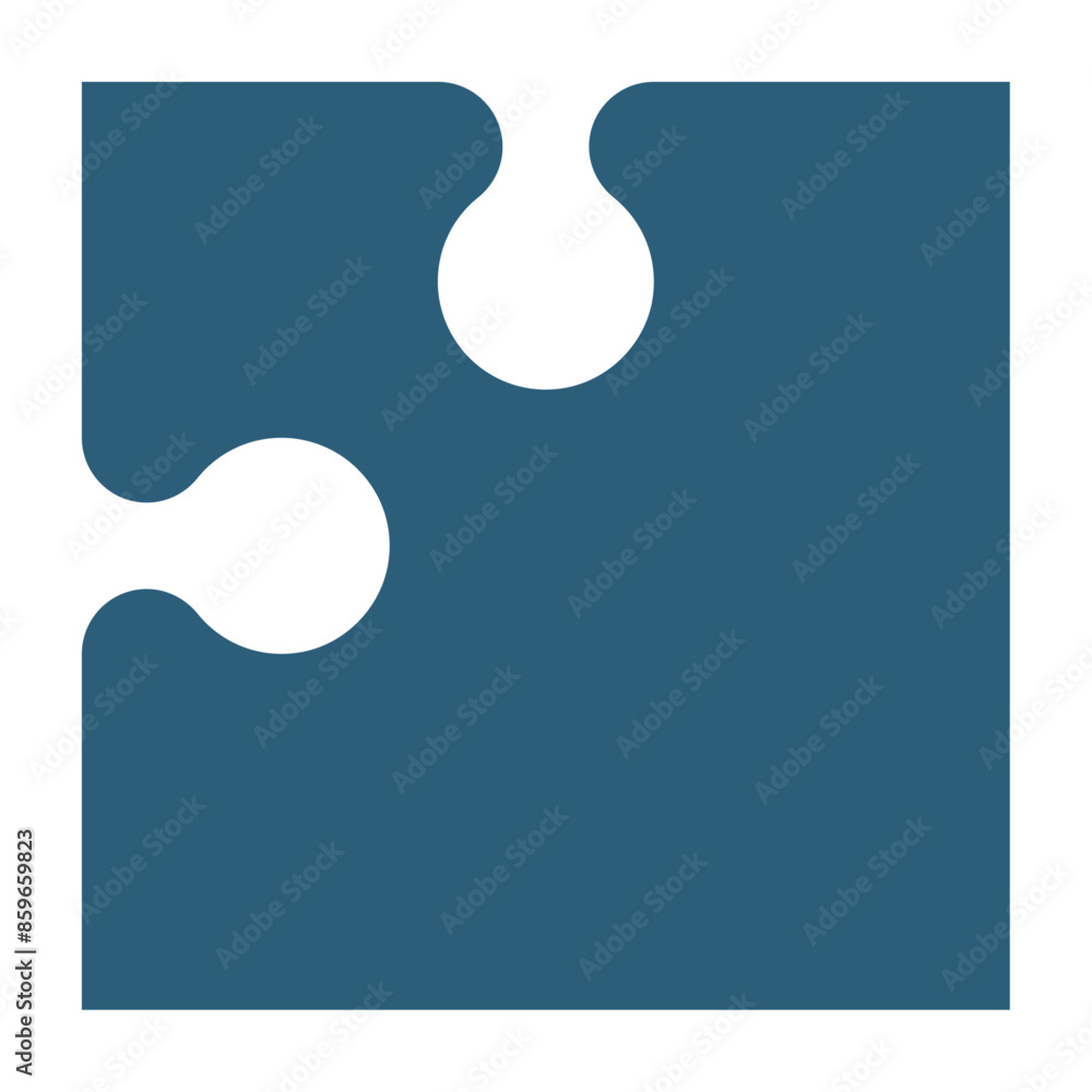Jigsaw puzzle template pieces, pattern for game backgrounds. Flat ...