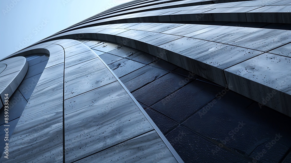 detailed architectural study of a fiber cement siding installation ...