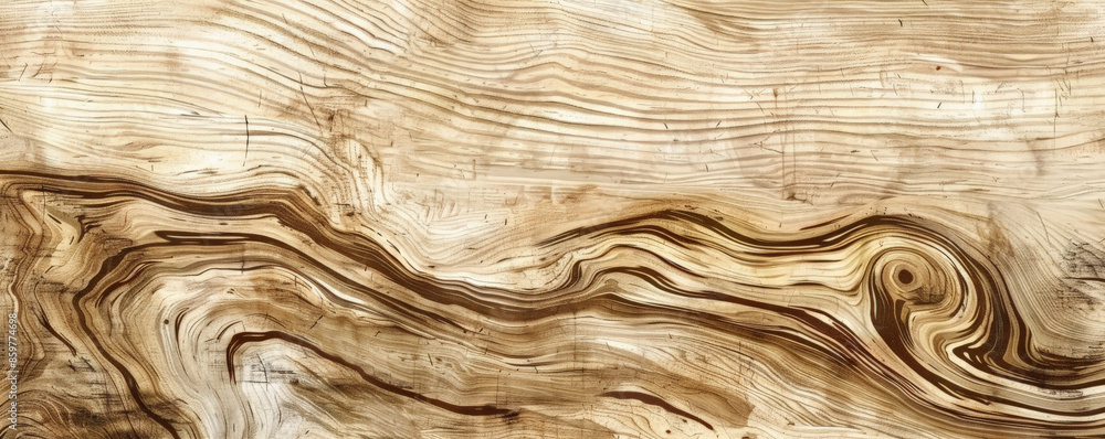 Rustic Woodgrain: Brush strokes in shades of brown and beige, mimicking ...