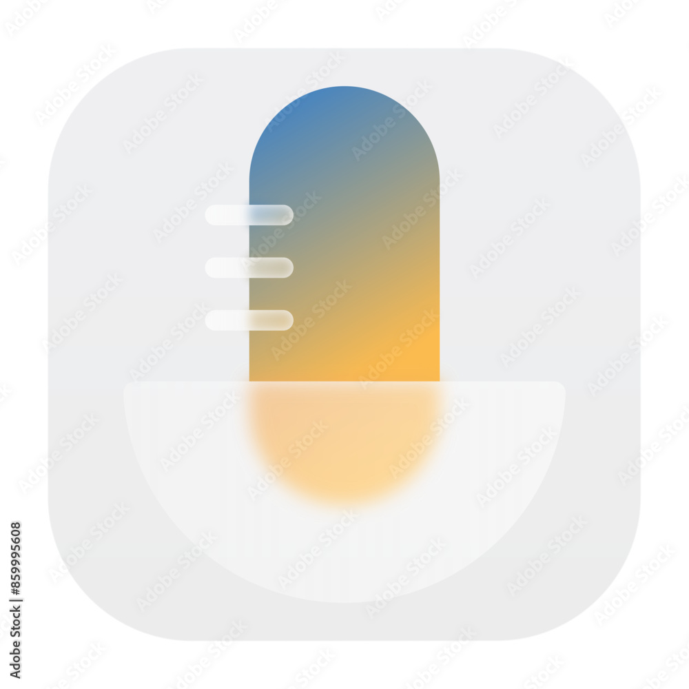 Temperature Hot Glassmorphism UI Icon Sign and Symbol Design ...