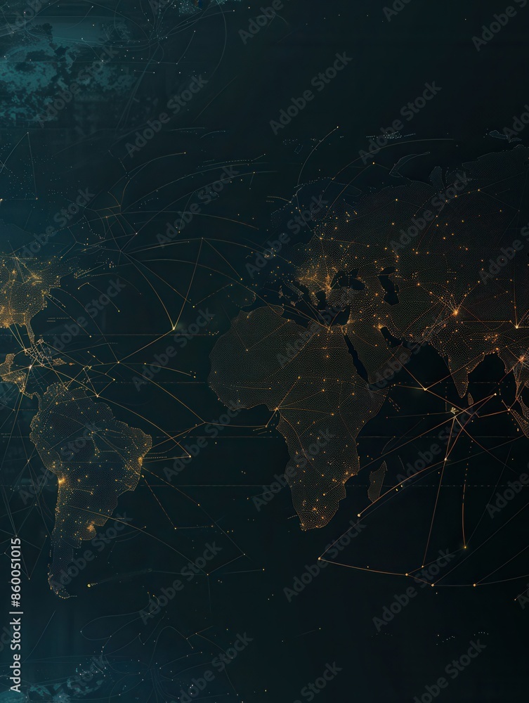 A simple and modern illustration of the globe, showcasing all ...