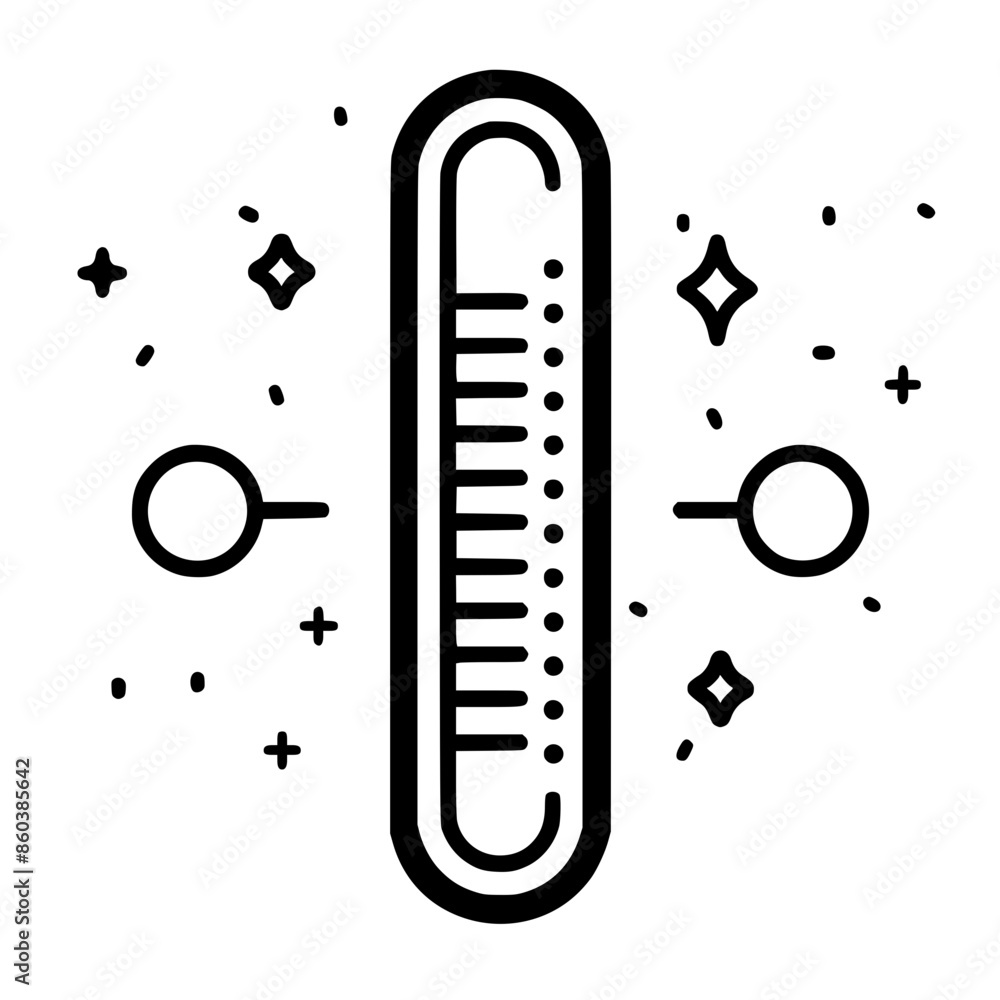 Vector de Stock Thermometer Svg, SVG Files for Cricut, Temperature SVG ...