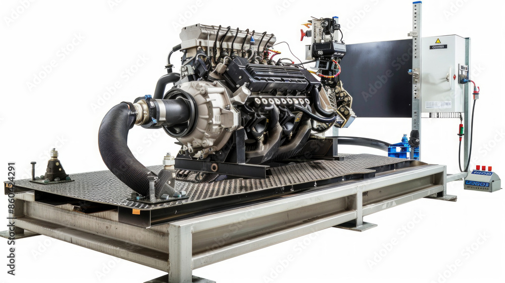 Dyno Testing Equipment: Used to measure engine performance and output ...