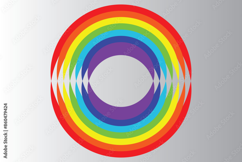 Waving rainbow LGBT flag isolated on png or transparent background ...