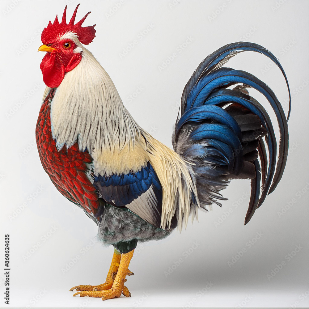 coq, bleu blanc rouge ,France, drapeau, représentant, emblème, oiseau ...