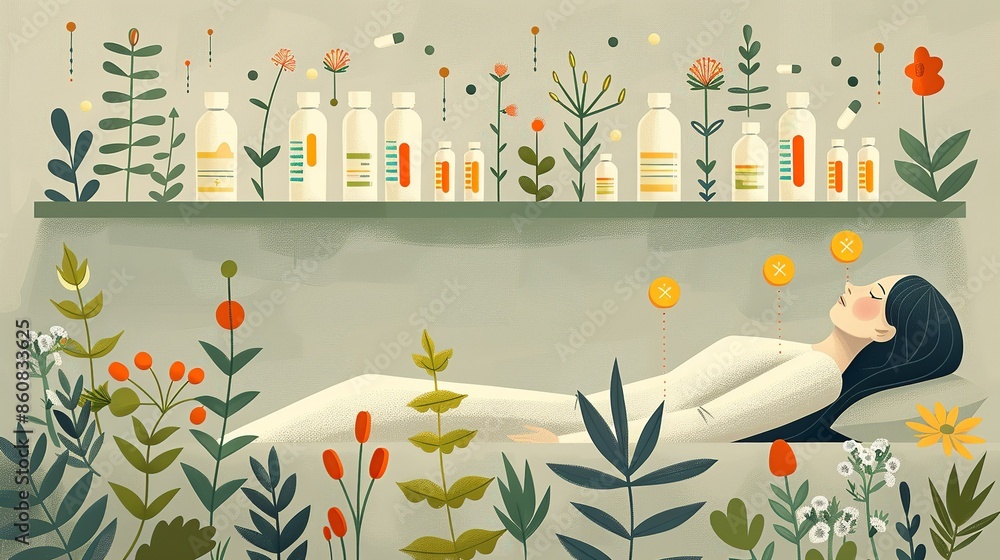 Effective Painkillers: Design an illustration showing the relief ...