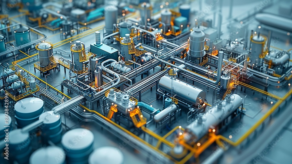 Explore pharmaceutical processing plants with diagrams illustrating ...