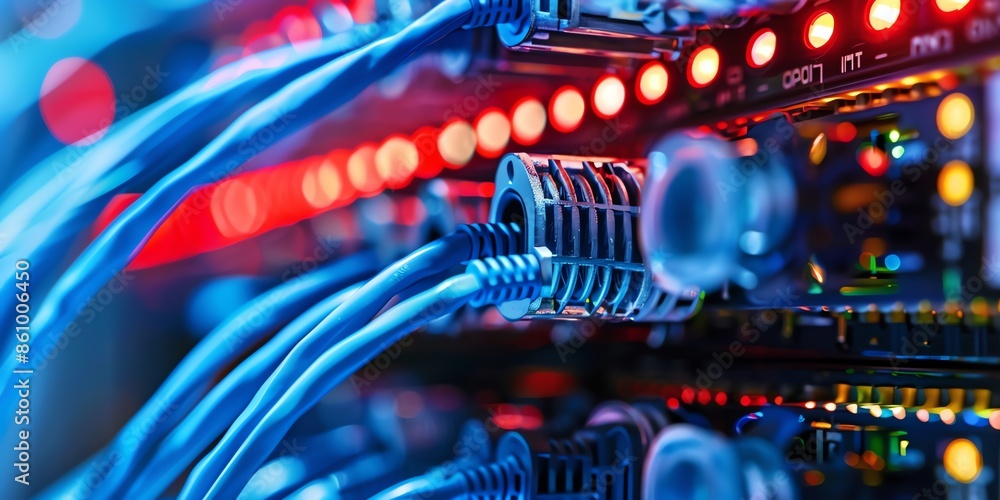 wallpaper server room data center cable LAN UTP, RJ45, cable optic ...