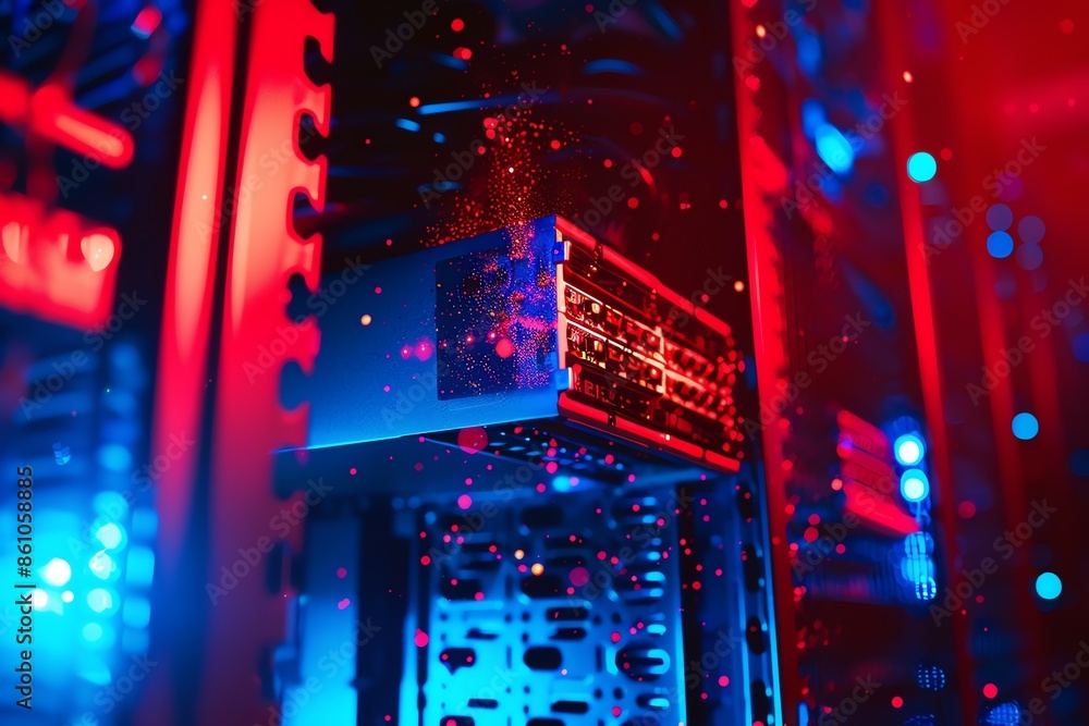 wallpaper of a server rack data center cyber networking security ...