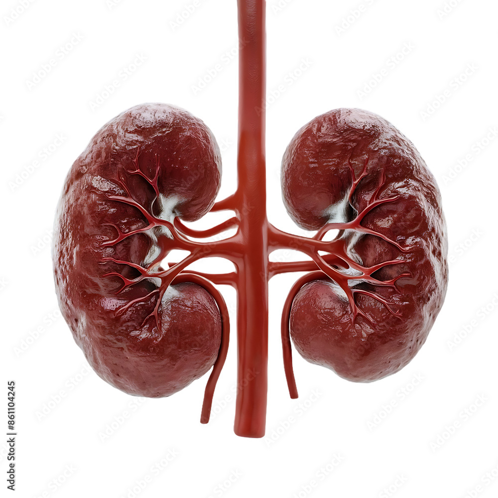 Realistic close up human internal organs kidney png transparent ...