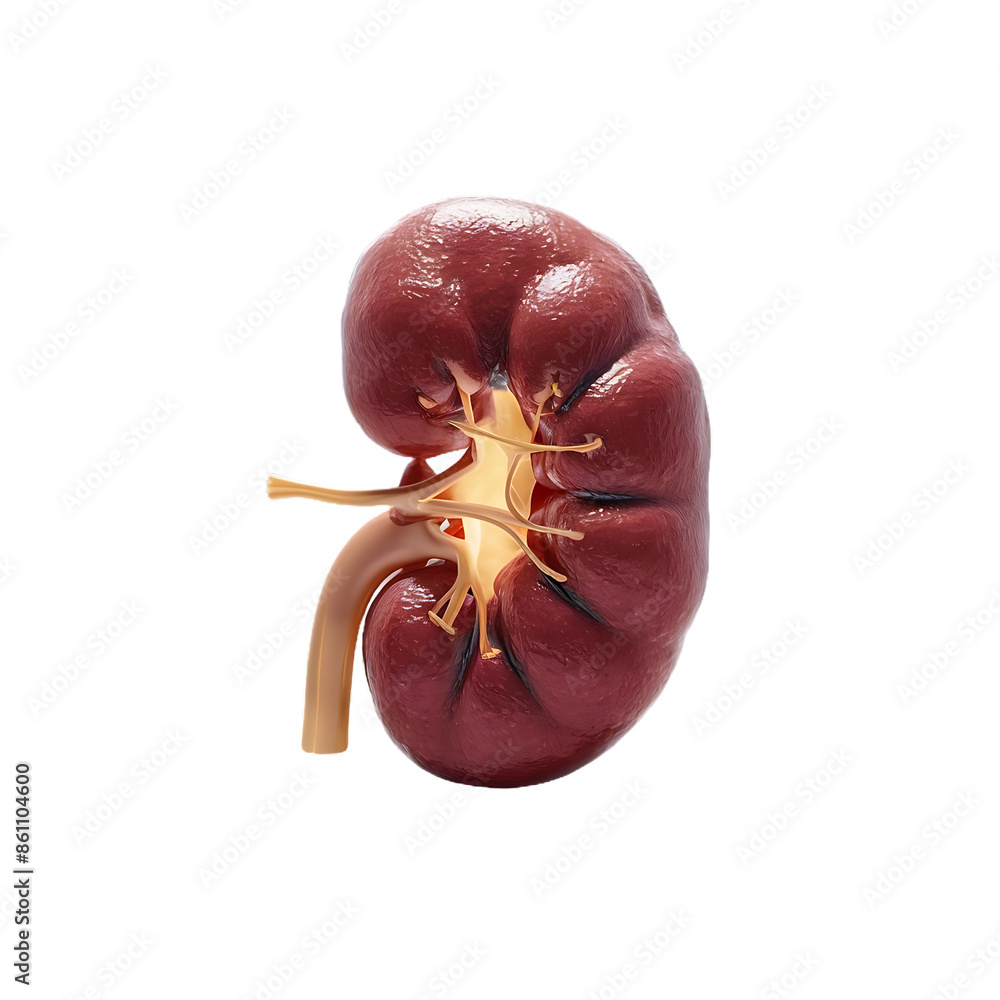 Realistic close up human internal organs kidney png transparent ...