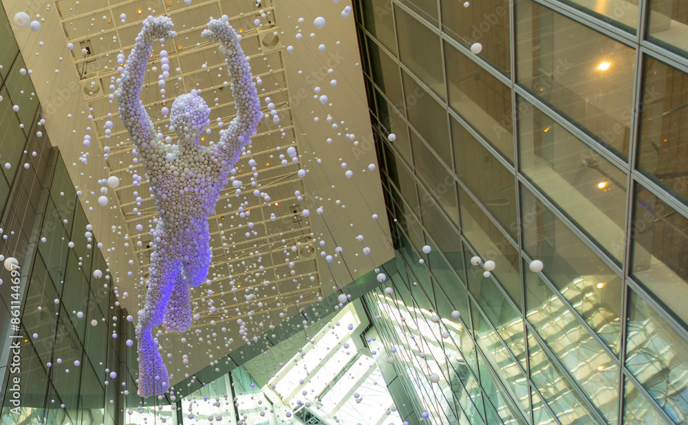 KOREA, SEOUL – April 2024 : Atrium in the Lotte World Mall in Seoul ...