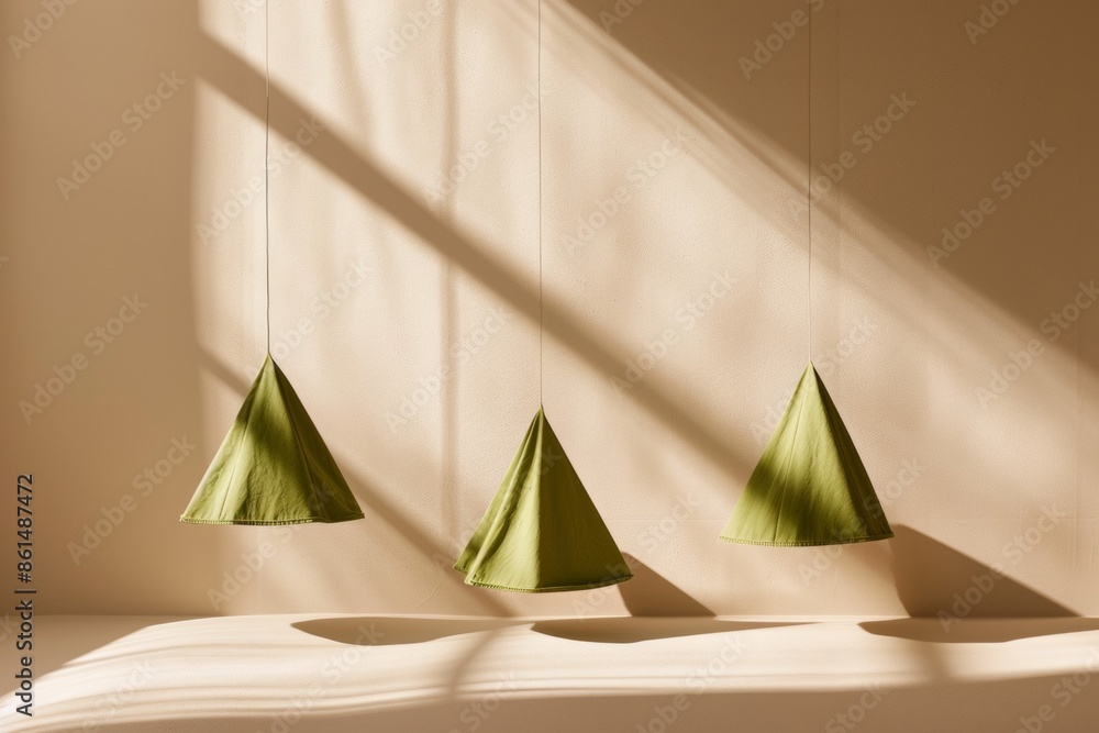 Contemporary Levitating Green Tents in Dynamic Product Catalog Photo ...