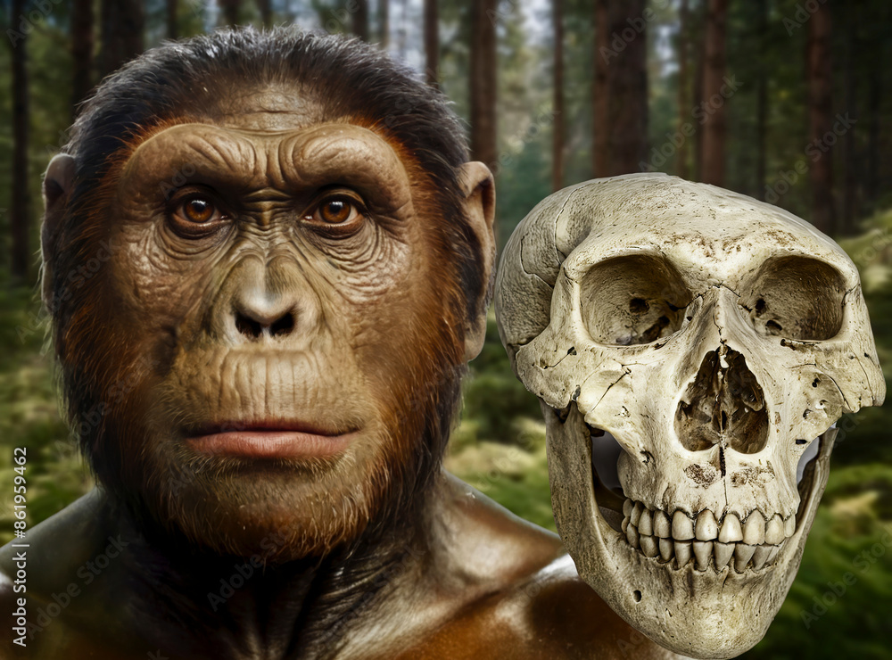 Paranthropus robustus was a hominid that lived in southern Africa about ...