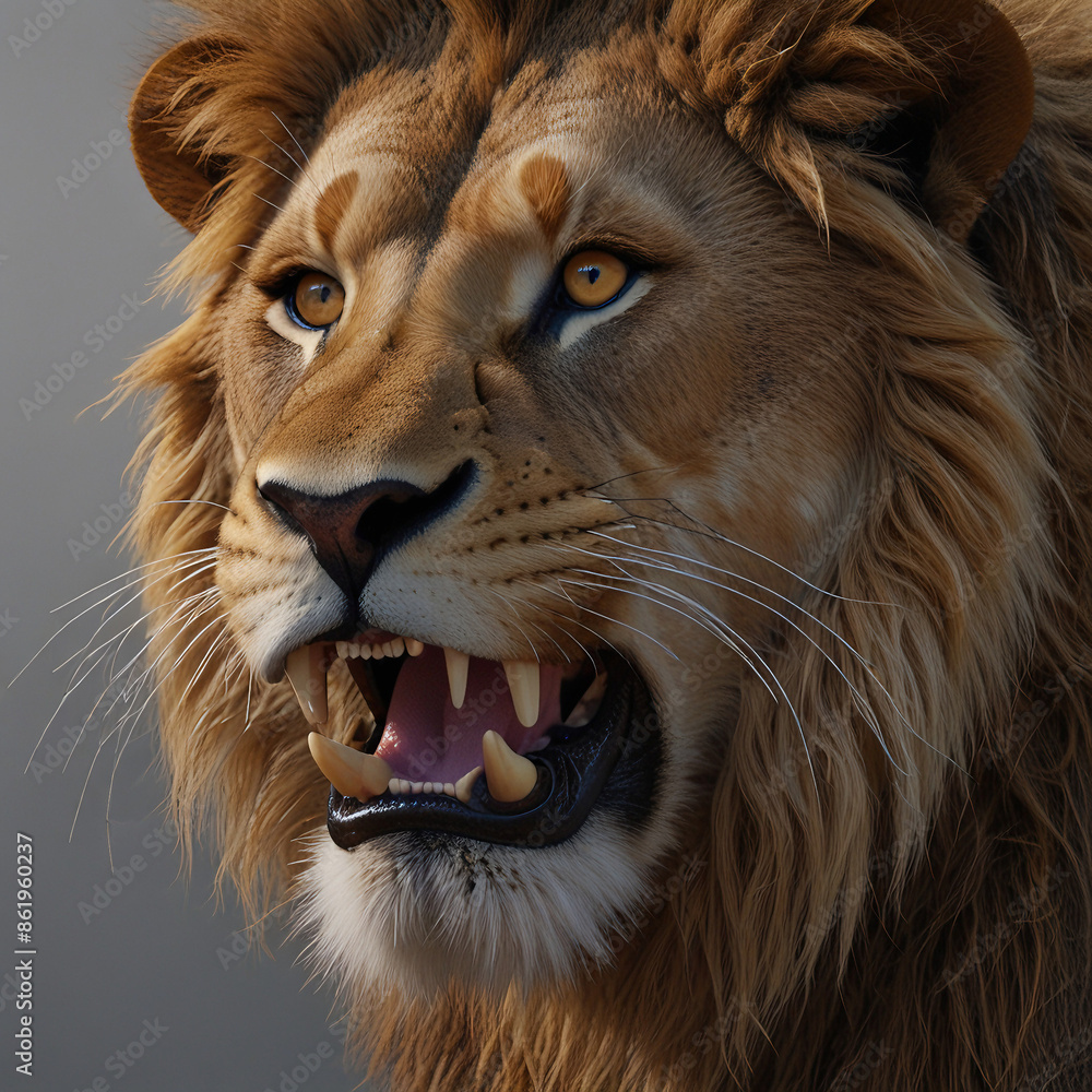 Highly Detailed Photorealistic Lion Fully Rigged and Animated for ...