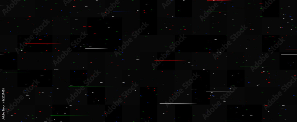 RGB Static noise texture. Lost or bad TV signal concept. Random rippled ...