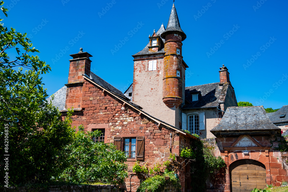 Collonges-la-Rouge village, one of the most beautiful villages in ...