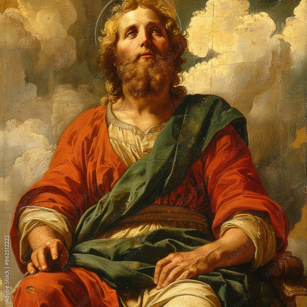 Sacred visualization: image of god embodying divine attributes and ...